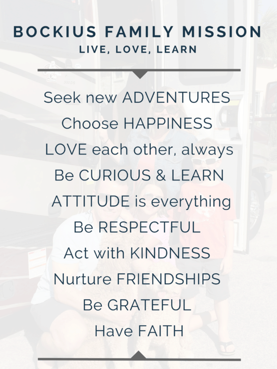 Create your own Family Mission Statement in 4 easy steps : Chad Bockius